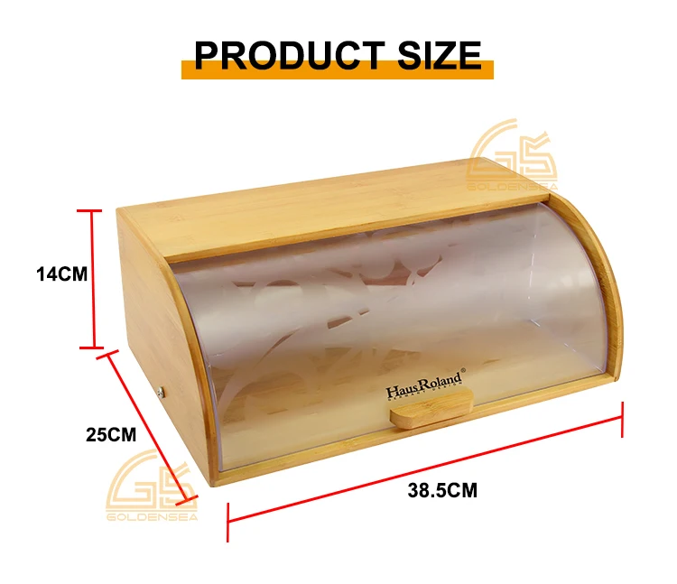 Modern Farmhouse Loaf Bread Clamshell Box Transparent Acrylic Counter ...