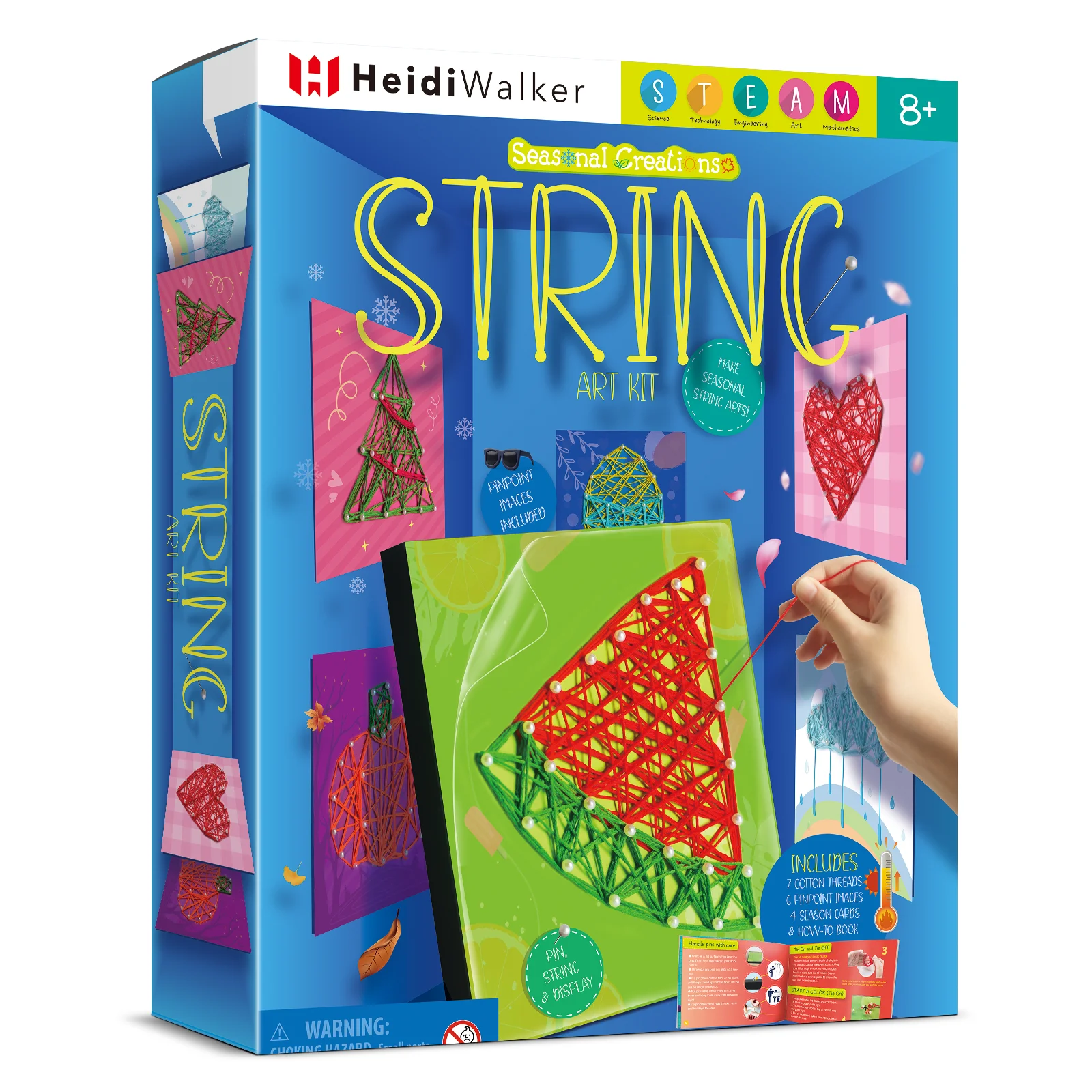 Children Educational Toy String Art Making Kit Stem Toy for Kids ...