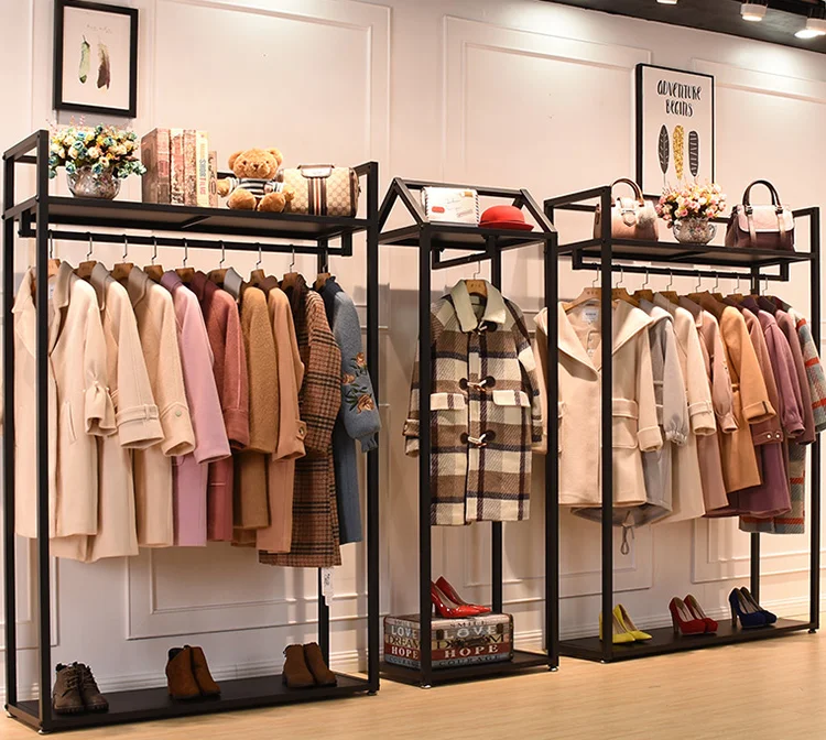 Luxury Design Customized Clothes Hanger Stand Costume Display Rack For ...