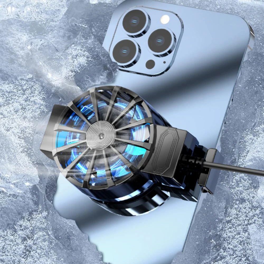Cooling Fan Cell Phone Radiator - Ideal for Gaming & Videos