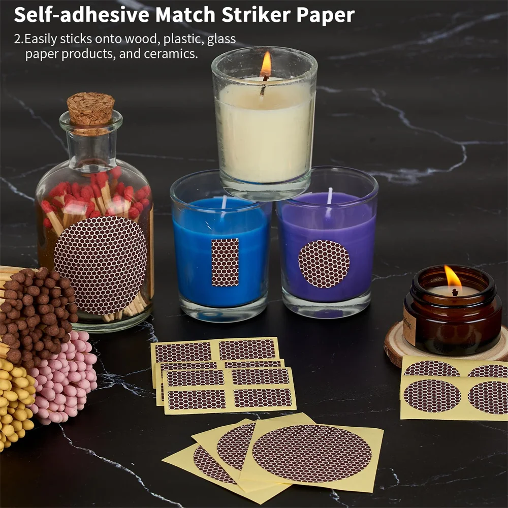 Match Striker Paper with Adhesive - Safety & Customization