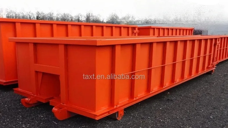 Stackable Hook Lift Scrap Containers Truck Recycling Roll Off Bins For ...