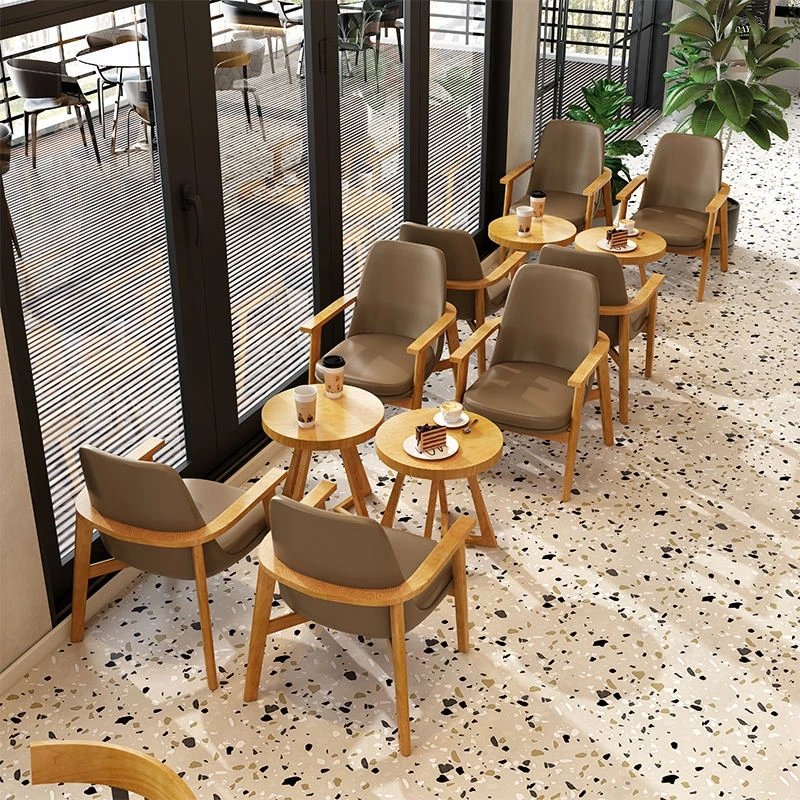 Uptop Fashion Bistro Wooden Dining Table And Chair Sushi Restaurant ...