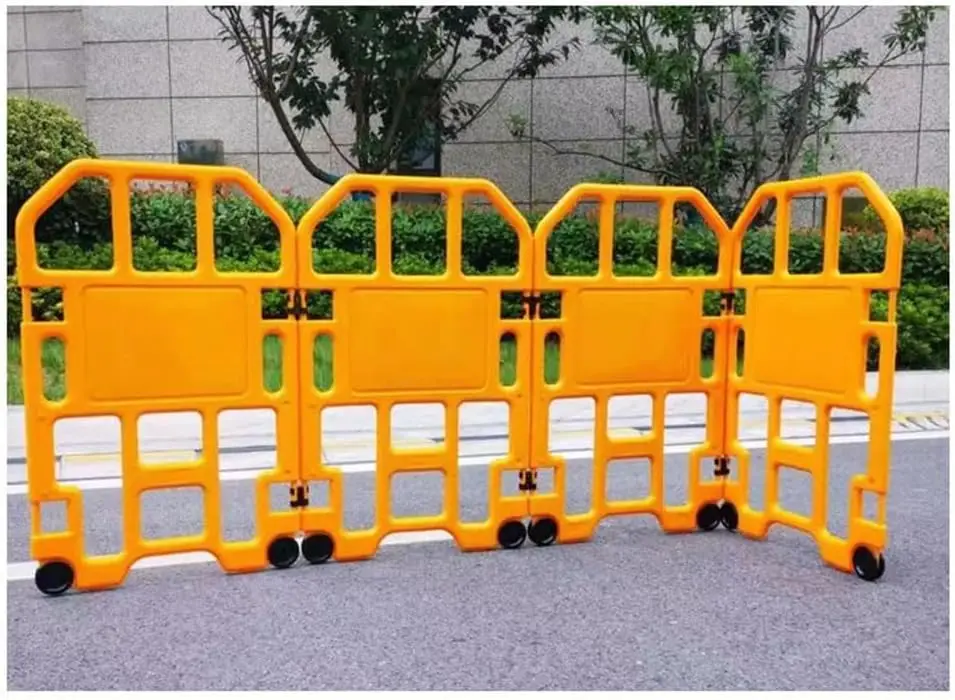 Benc 4-panel Foldable Security Sign Barrier Gate Portable Crowd Control ...