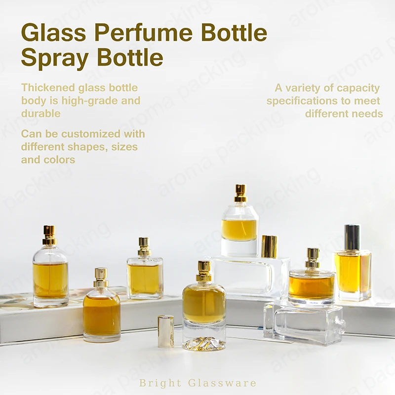 Luxury Glass Perfume Bottles - 30ml, 50ml, 100ml