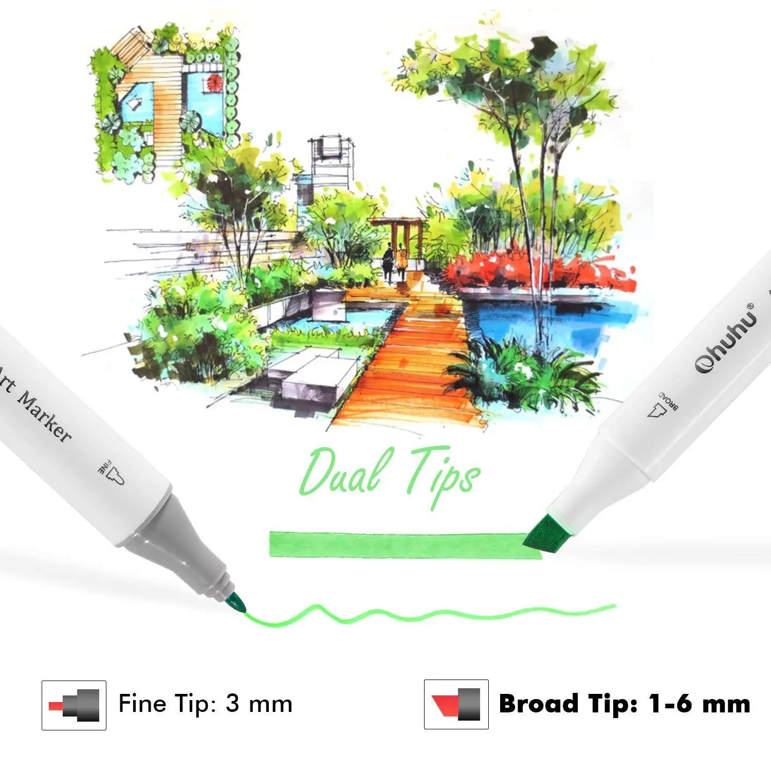 262pcs/set Portable Poster Colour DIY Making Pen Set