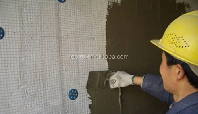 5*5mm Alkali Resistant GRC Fiberglass Mesh Cloth EIFS Fiberglass Mesh ...