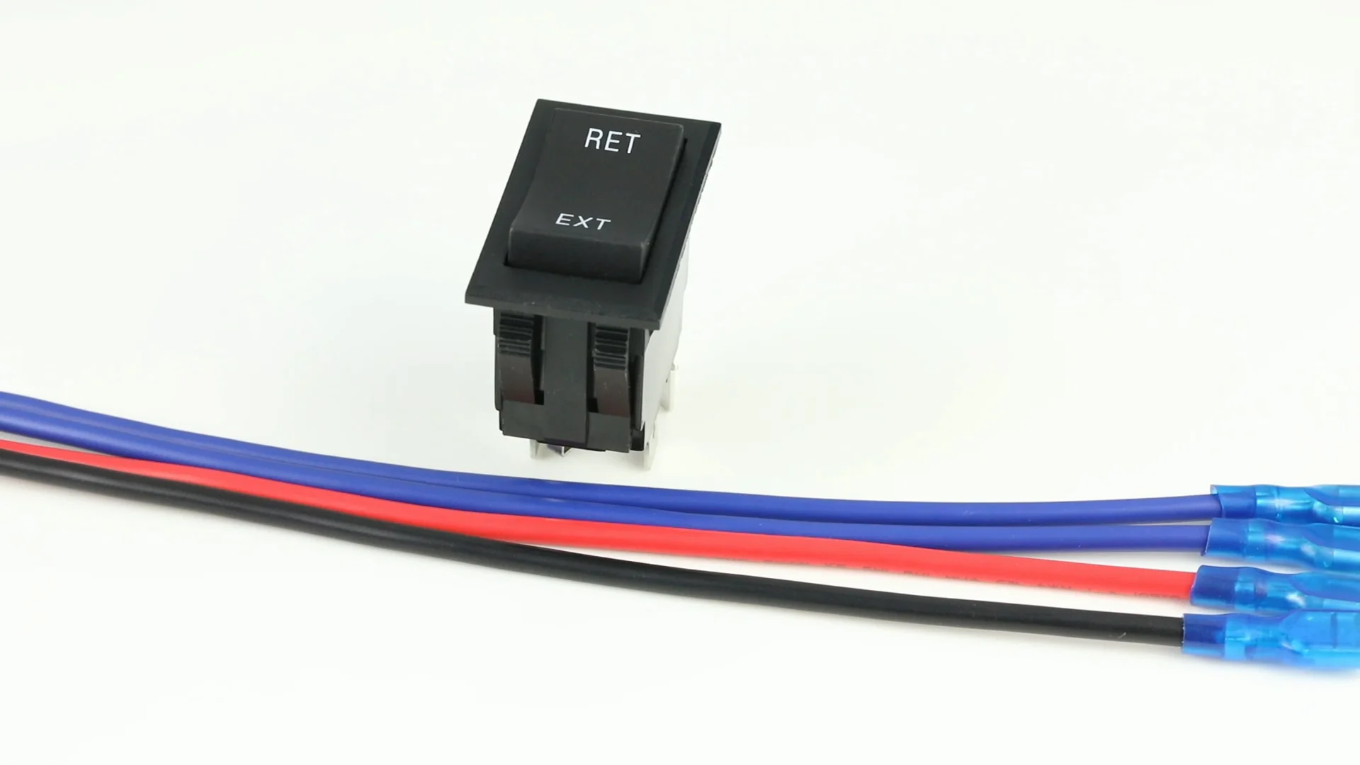 Daiertek Rv Jack 4 Pin Dpdt Rocker Switch (on)-off-(on) 30a 12v ...