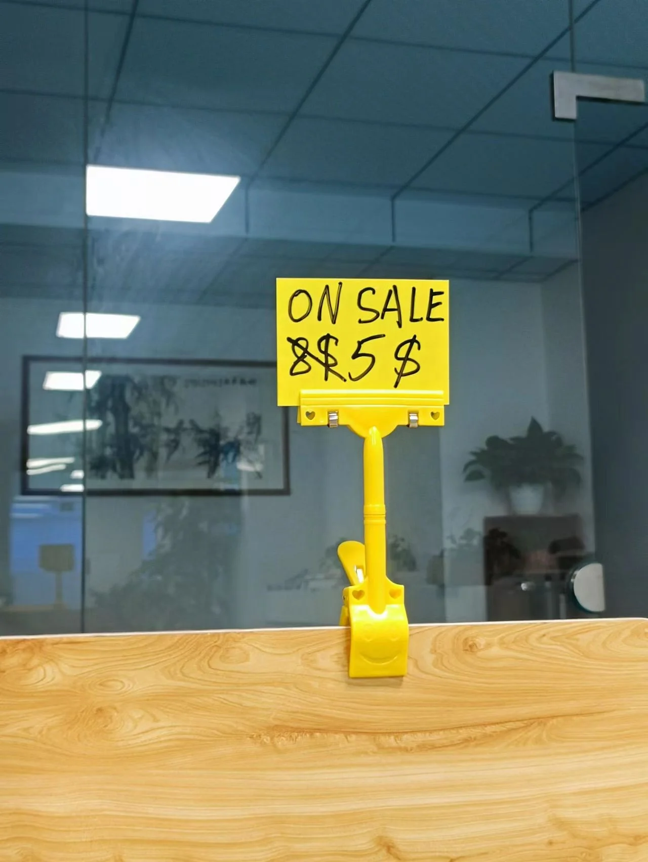 Supermarket Display Erasable Pvc Table Sign Chalk Board Price Tags With ...