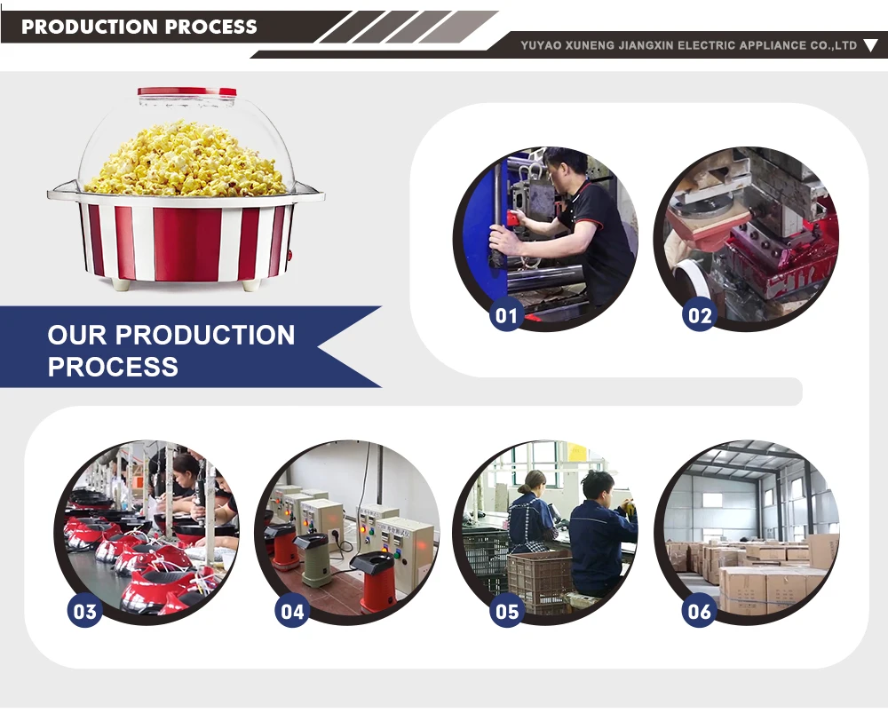 Small Scale Popcorn Machine - Hot Air Electric Popcorn Maker