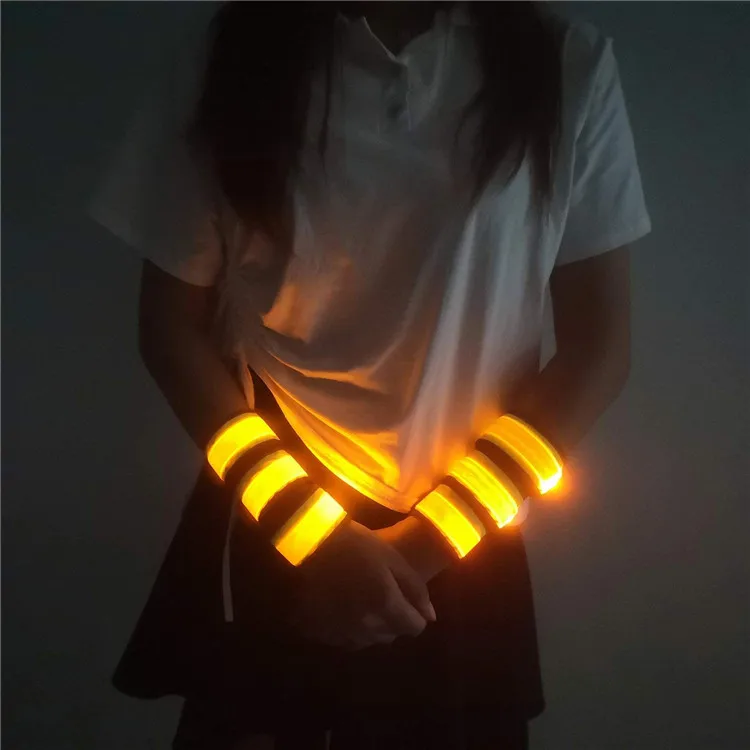 Promotion Led Reflective Snap Band - High Visibility Gift