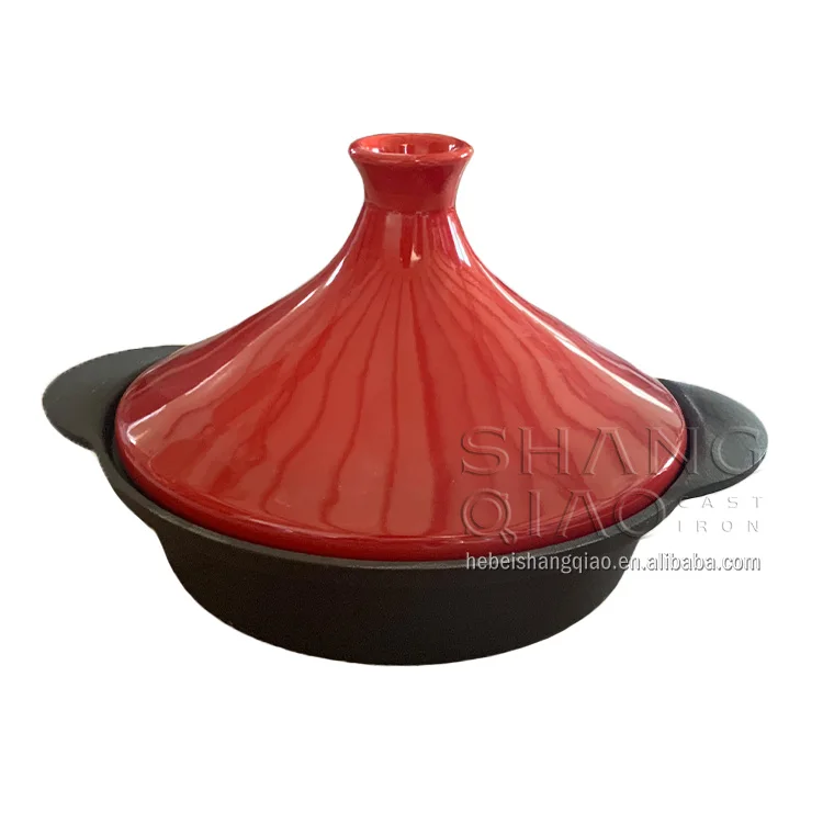 Custom Tagine Moroccan Cast Iron Enameled 27cm Tajine Cooker Pot ...