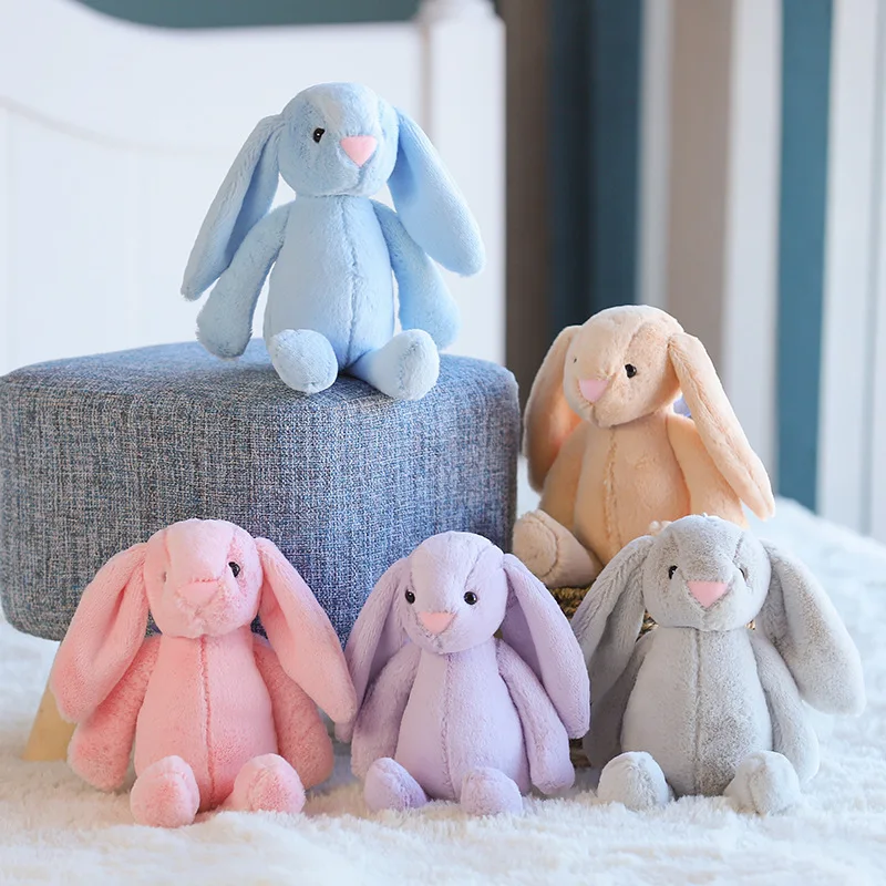 Cute Soft Anime Rabbit Plush Toy - Long-Eared Easter Bunny