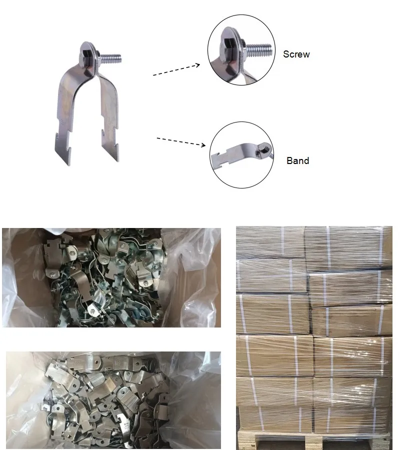 Galvanized Steel Pipe Unistrut Clamp Conduit Strut Straps Clamp Strut ...