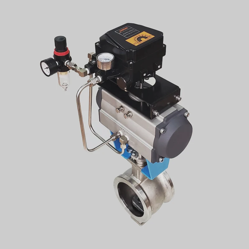 Pneumatic V-shaped Regulating Ball Valve - Buy Ball Valve Product on ...