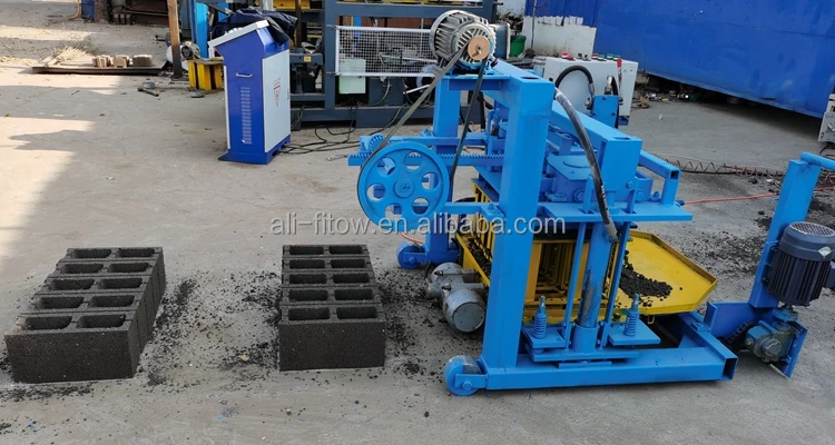 Small Scale Movable Hydraulic Concrete Brick Laying Hollow Block ...