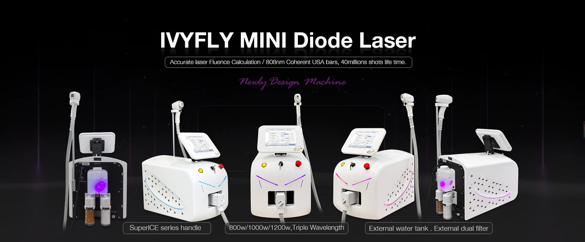808nm Diode Laser Stack Laser 755nm 808nm 1064nm Diode Laser Hair ...