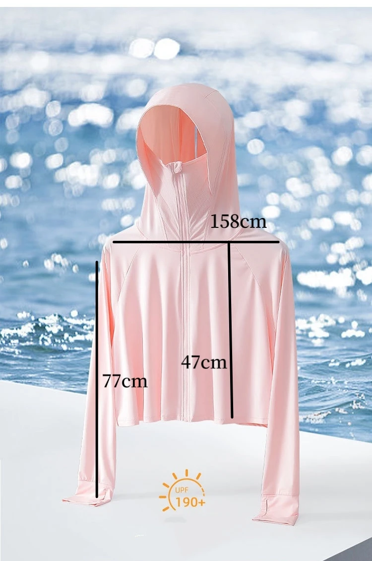 Ice Silk Sun Protection Clothing For Women's Sunscreen Clothing - Buy ...