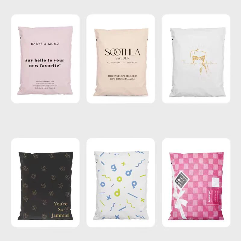 Custom Shipping Mailing Bag Logo Printing - Biodegradable Poly