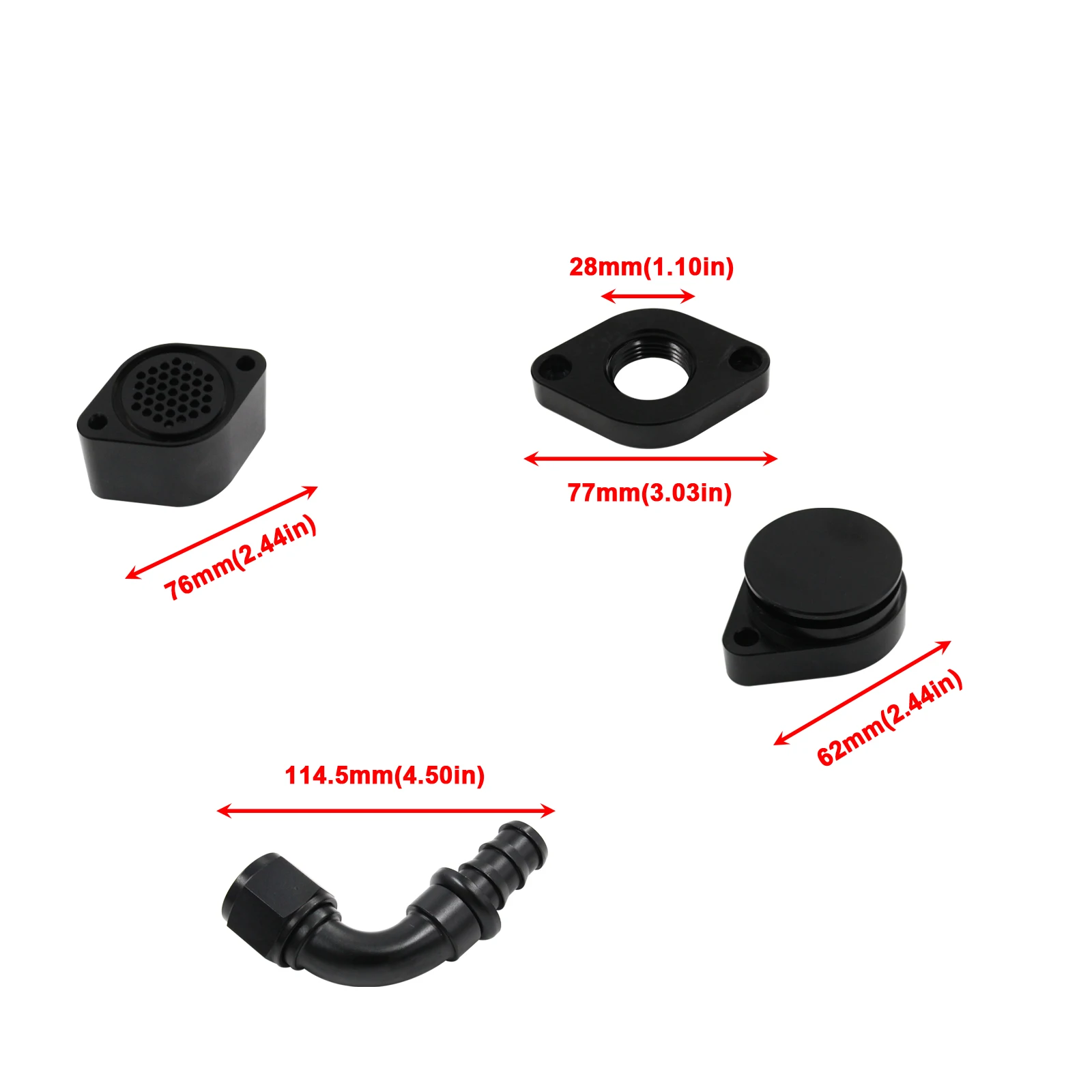 CCV PCV Reroute Engine Ventilation Kit for 11-20 Ford 6.7L Powerstroke ...