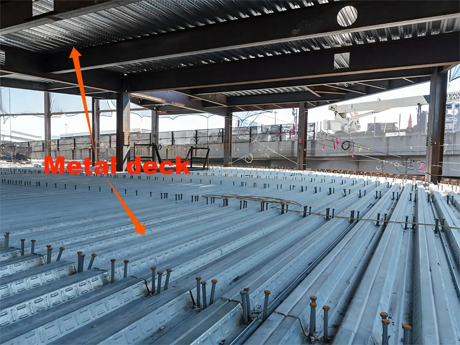 Galvanized Corrugated Steel Roof Decking Galvanized Metal Roof Decking ...