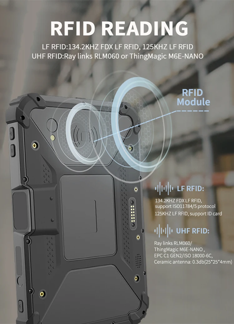 SENTER S917V18 Rugged Tablet - IP67, 8 Inch, 4G LTE Android 14