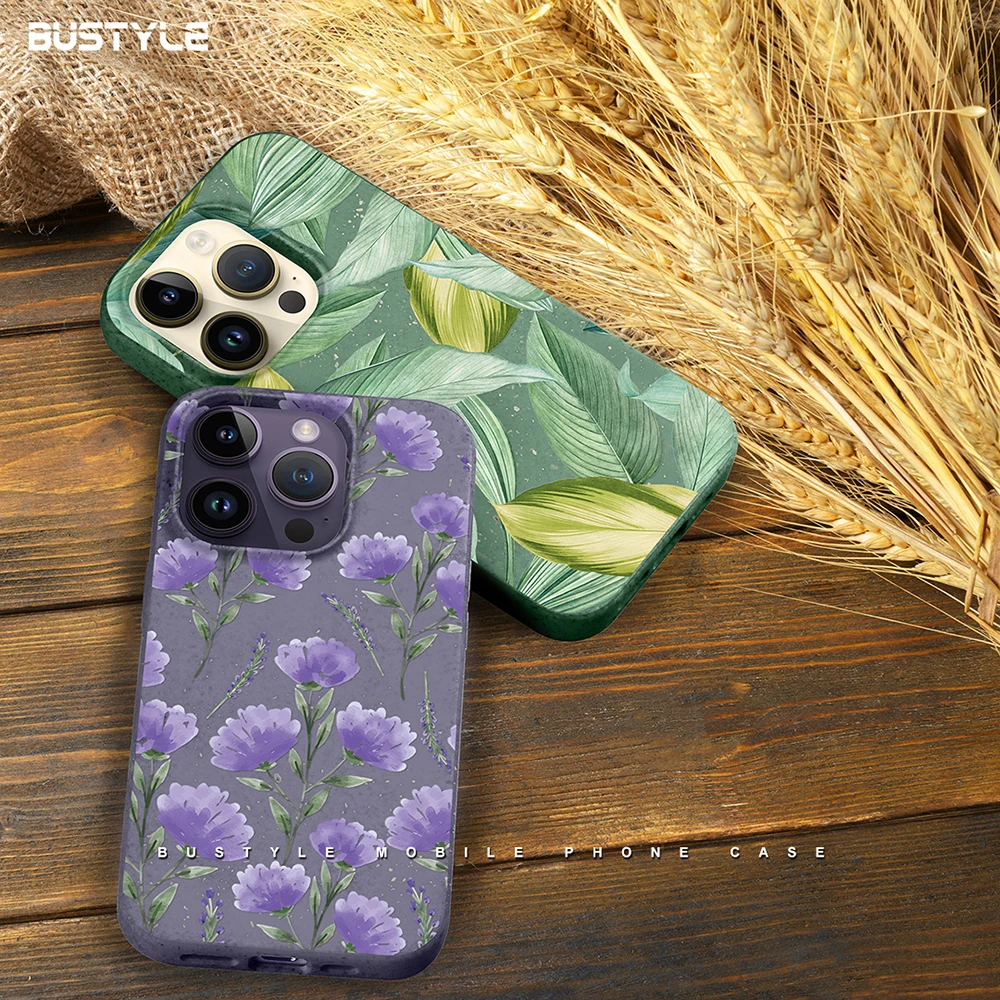 Personalised 100% Biodegradable Cell Phone Accessory Case For Iphone 14 ...