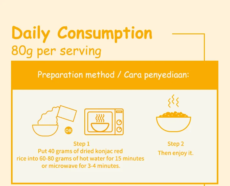 Healthy and Convenient: Asian Precooked Instant Shirataki Rice