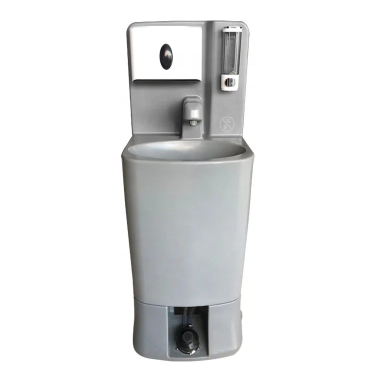 small hand washing station hands free construction plastic material ...