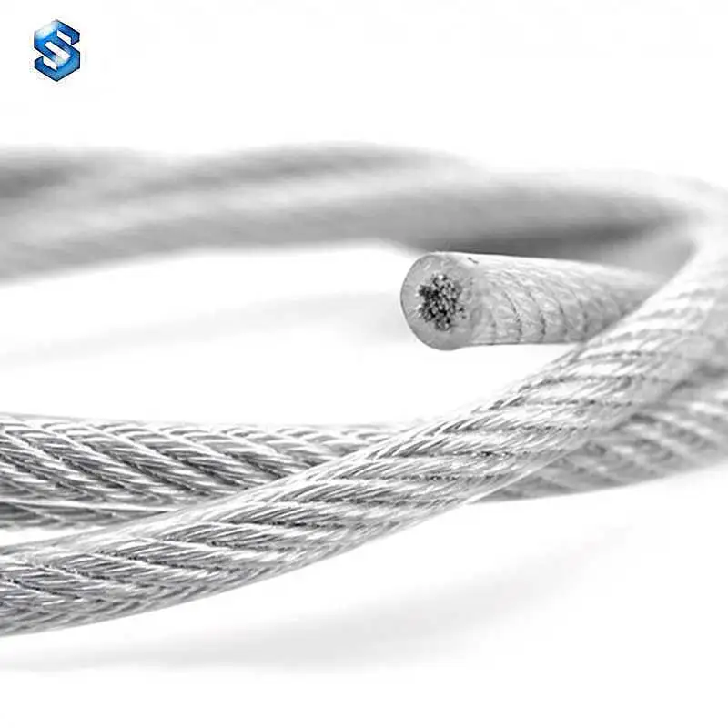 7x7 6mm Pvc Coated Stainless Steel Wire Rope| Alibaba.com