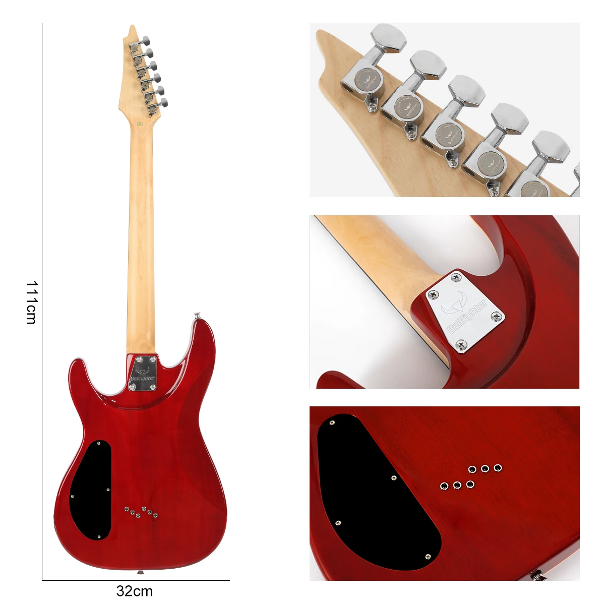 Bullfighter D-170 - Vintage Electric Guitar with Flamed Maple