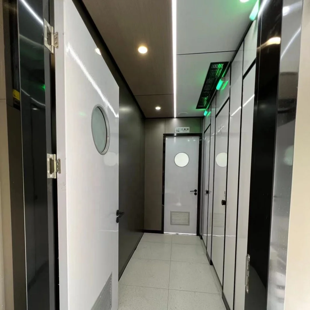 Mobile Prefab Modular Container Toilet - Portable Restroom