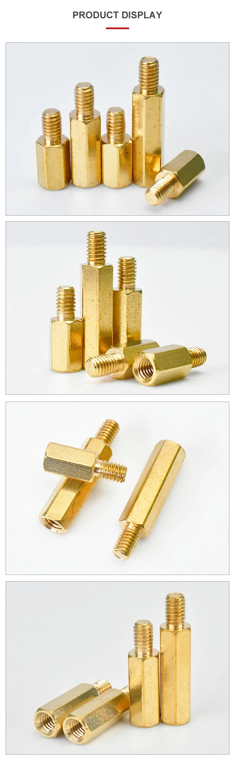 Din M2-m6 Male-female Brass Threaded Hex Standoff Spacers Accessory ...