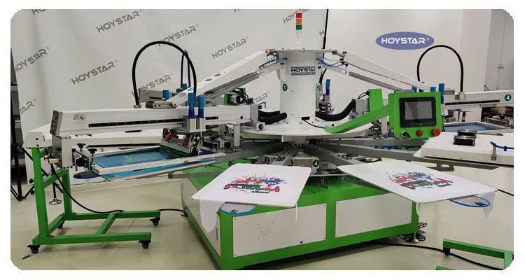 4 Color Rotary Screen Printing Machine For Textile/fabric With Large ...