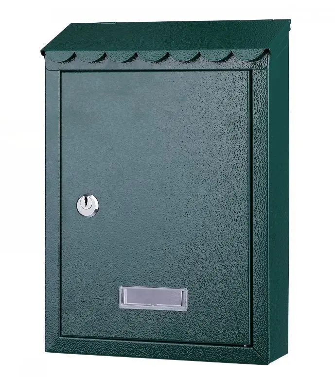 Modern Mounted Mailbox Outdoor metal Wall post box with keys waterproof ...