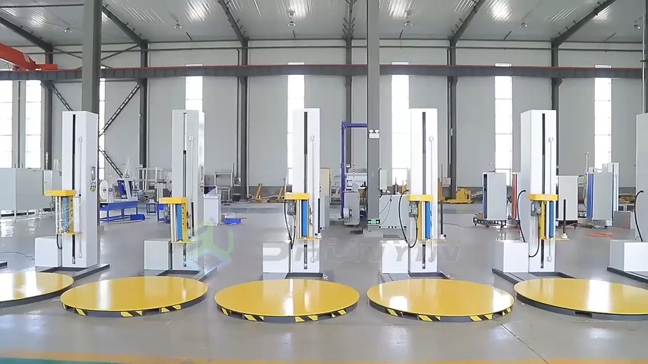 Automatic Pallet Wrapping Machine Pallet Wrapper Pallet Packing Machine ...
