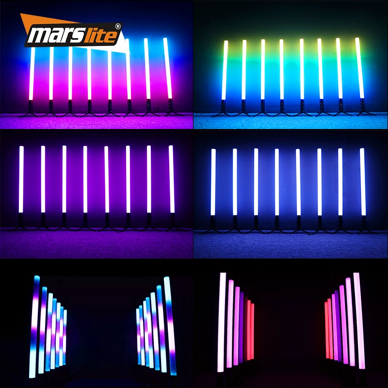 360 Degree Titan Tube Dmx Rgb Led Tube Pixel Wireless Battery Ir ...