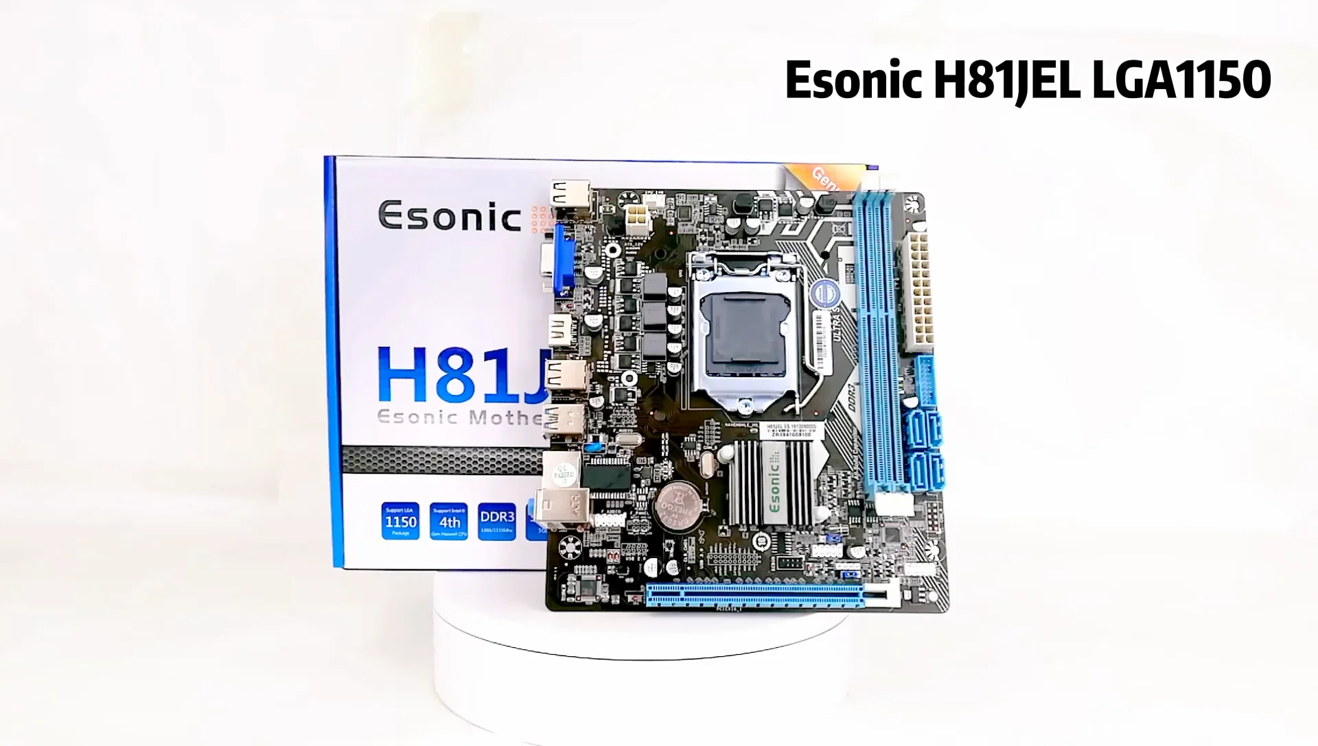 Esonic Motherboard H81 Chipset Lga 1150 Support M.2 4th Gen Pentium ...