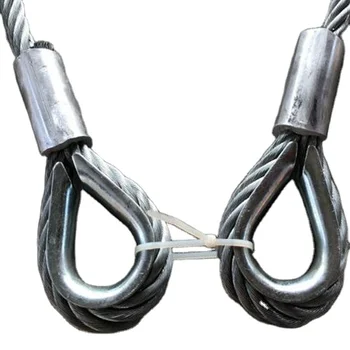 Factory Supply 6x36+iwrc 46mm Hot Dipped Galvanized Steel Wire Rope ...