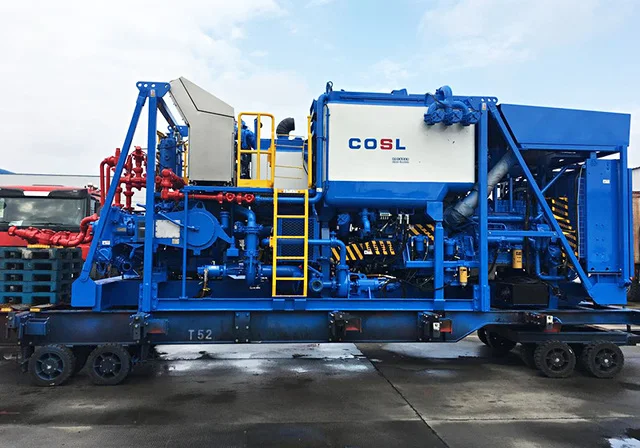 Twin Pump Cementing Skid Cementing Trailer Marine Explosion-proof Twin ...