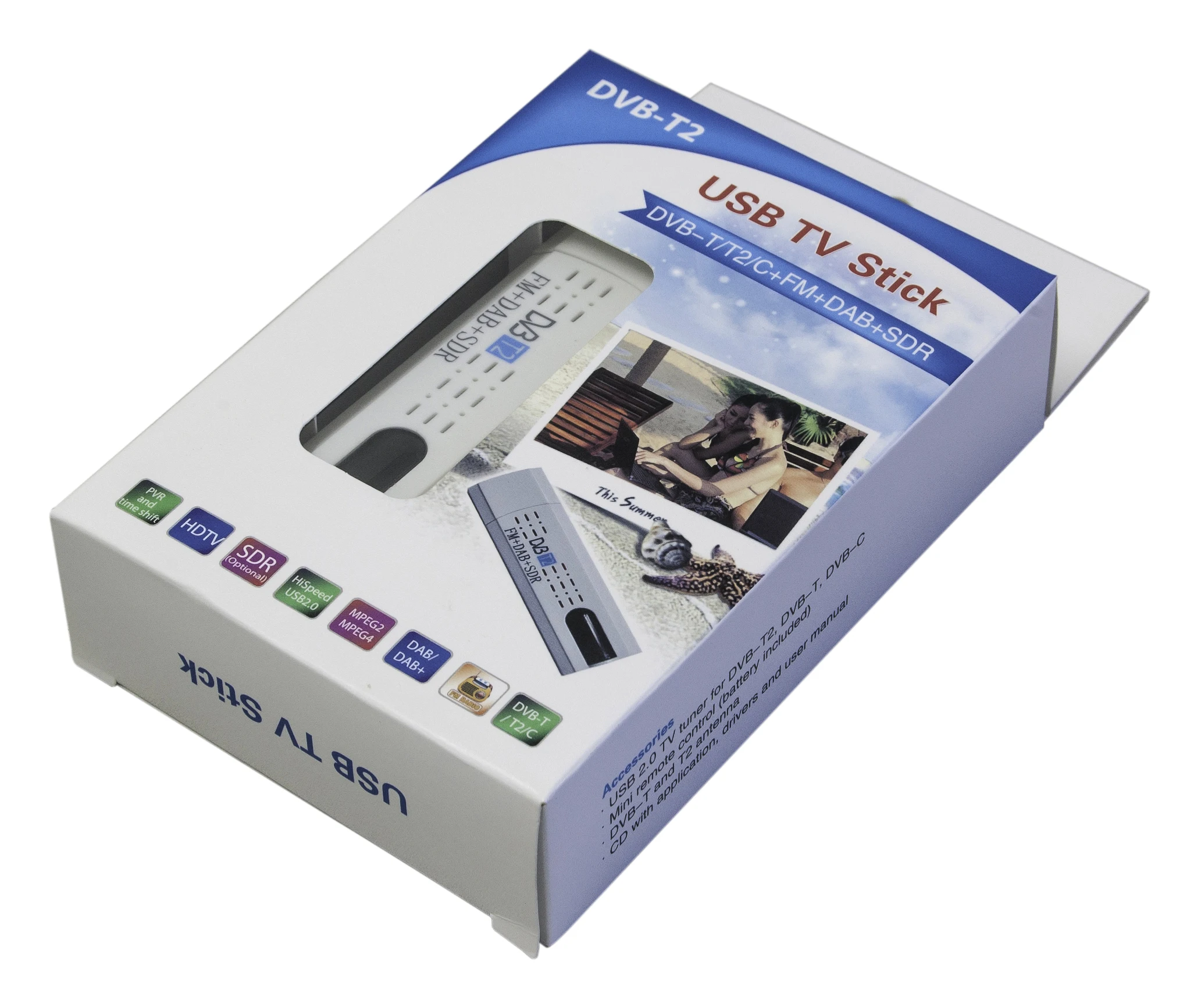 Vhf/uhf Band Dvb-t2 Internet Tv Usb Dongle With Sdr Function - Buy ...