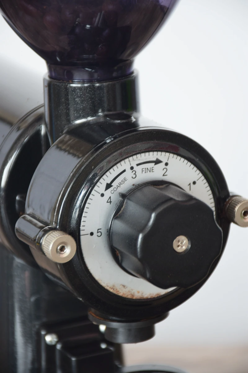 Ecocoffee Espresso Electric Burr Grinder - 8 Steps Anti-jump