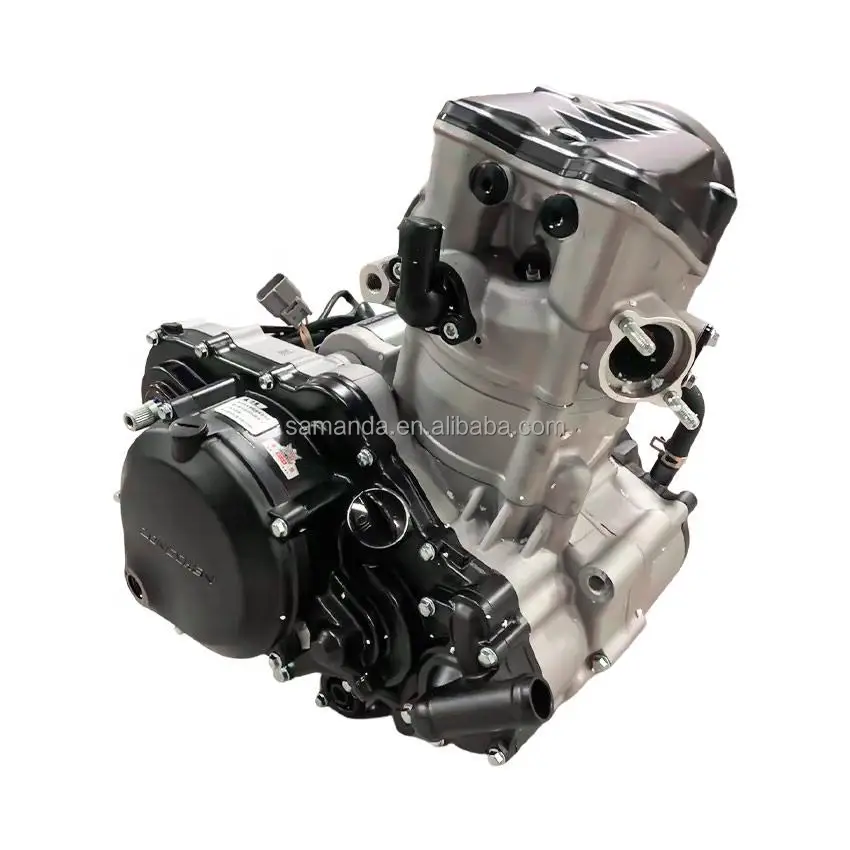 450cc Motorcycle Engine - High Quality, 4 Valves, Water-cooled
