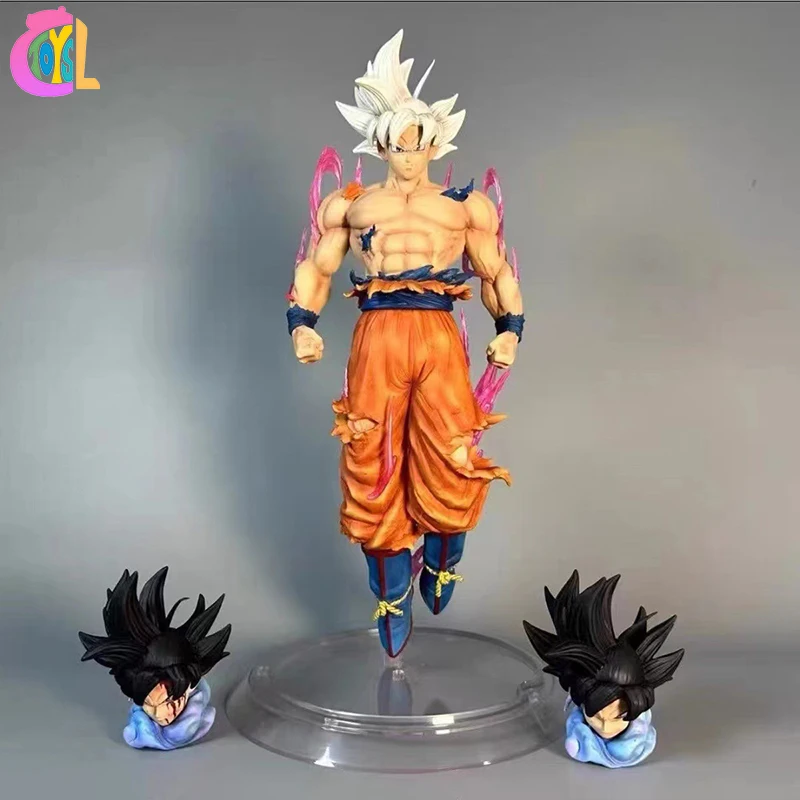 Goku Ultra Instinct Silver hair Super Saiyan Goku Migatte No Gokui Pvc ...