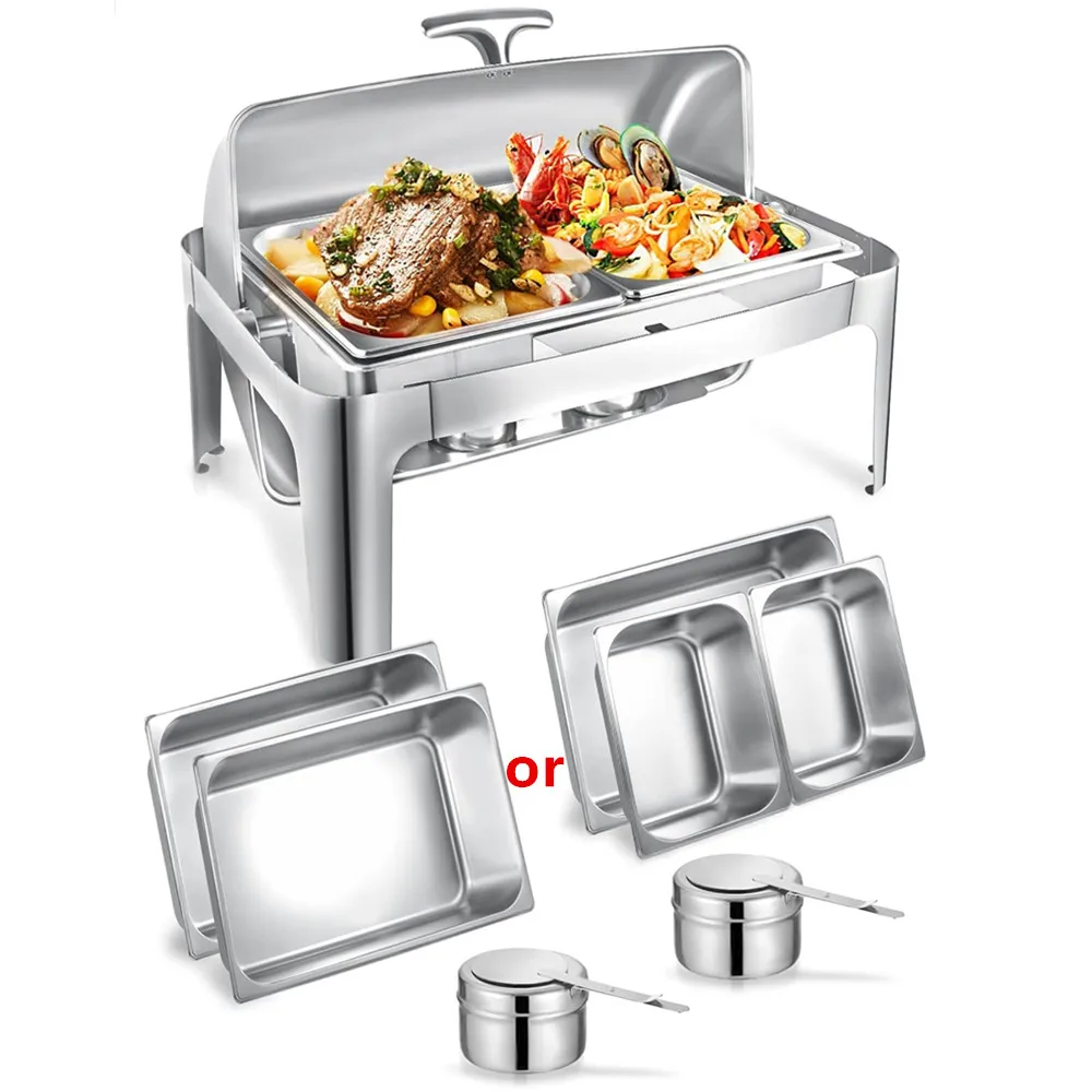 9QT Chafing Dish Buffet Set - Premium Catering Solutions