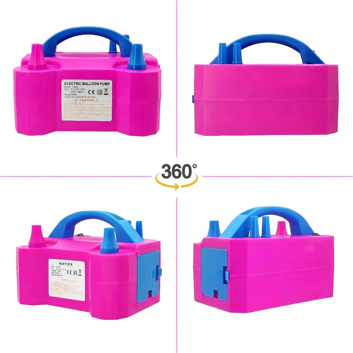 Balloon Pump Electric Portable Air Filler Machine for Balloons 220V ...