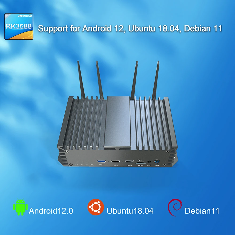 EDGE RK3588 AI TV BOX - 4K Android 12.0 Intelligent Device