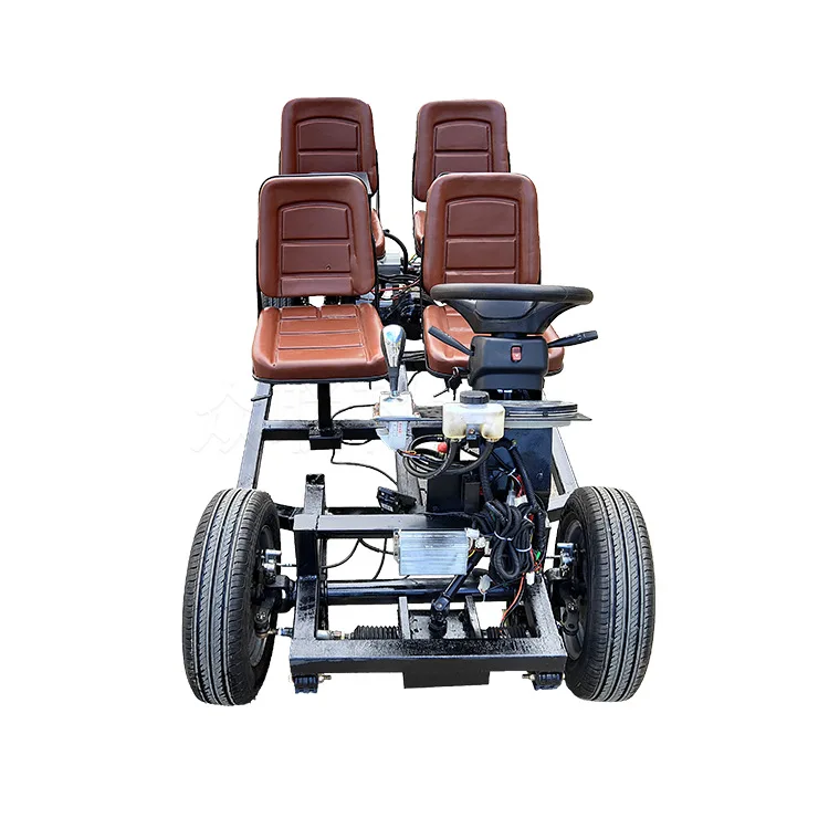 Mini EV 4 Wheel - Heavy Duty Electric Car Chassis Kit