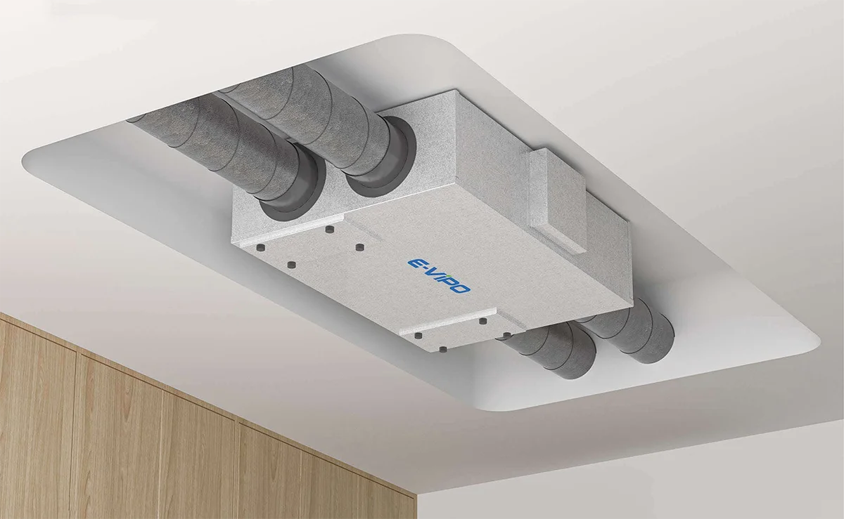 E-VIPO MVHR Heat Recovery Ventilator - Efficient Ventilation