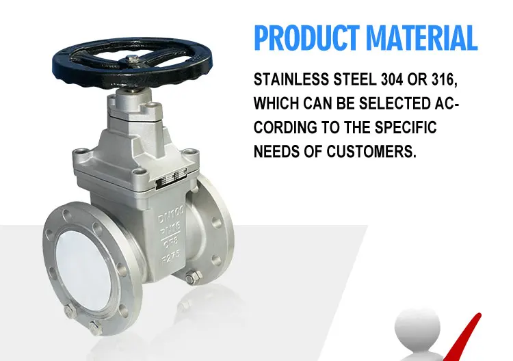 Two Inch Sanitary Flanged Gate Valve Pvc 2'' Stainless Steel 316 Ss304 ...